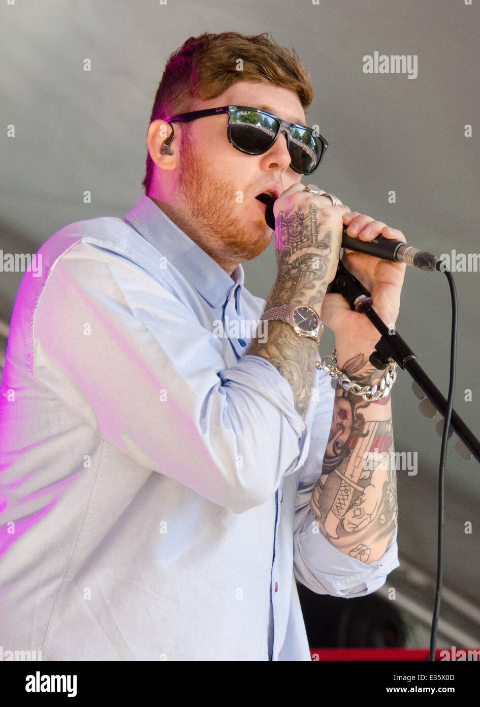 Cornbury Music Festival at the Great Tew Estate Featuring: James Arthur ...