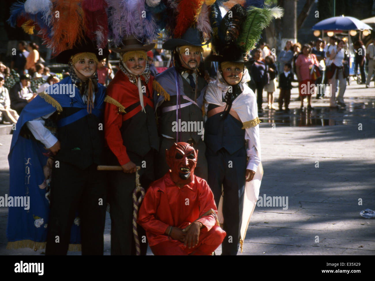 Mexico, Puebla, masks Stock Photo - Alamy