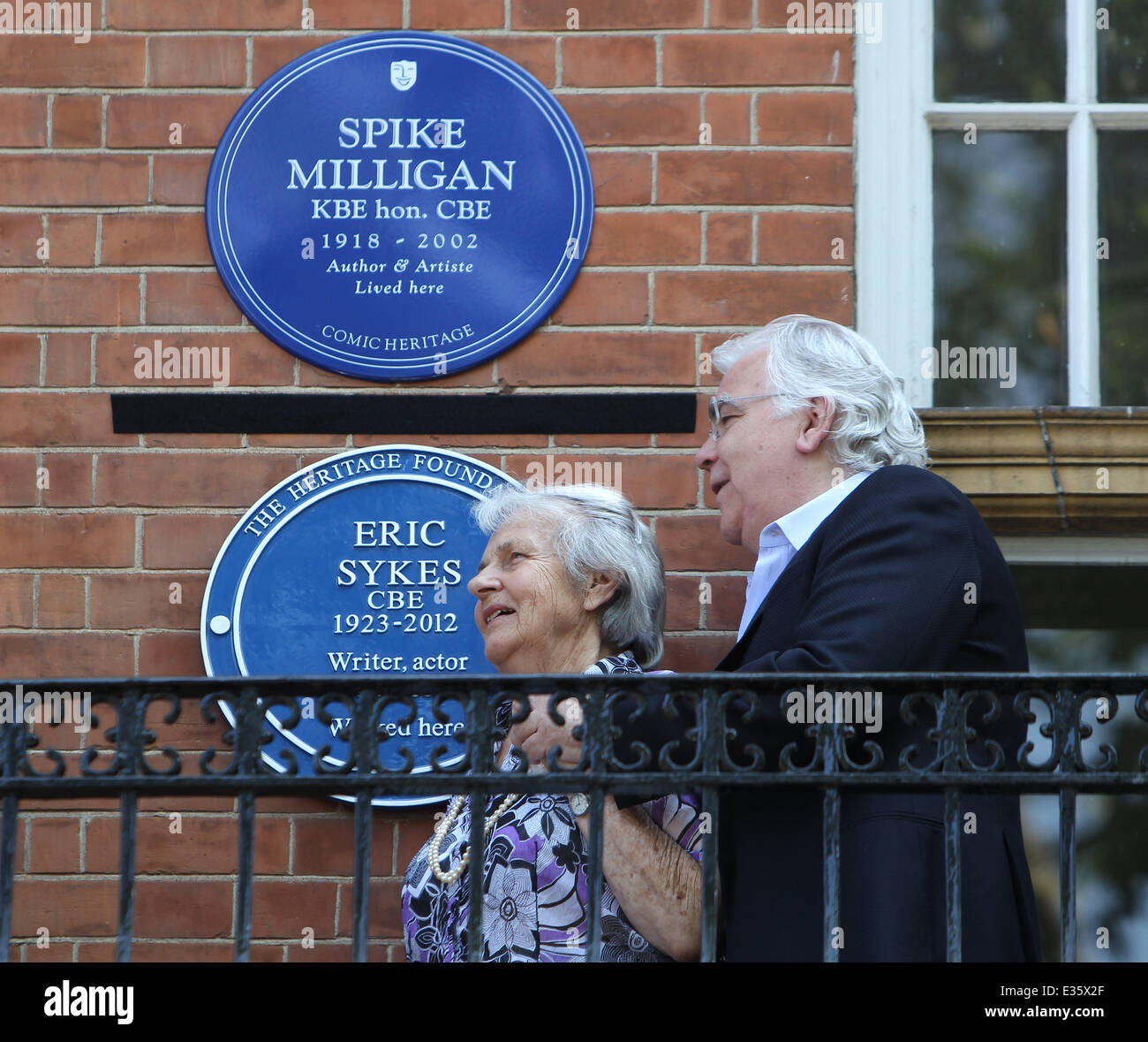 The unveiling ceremony of a Blue Plaque dedicated to Eric Sykes at the ...