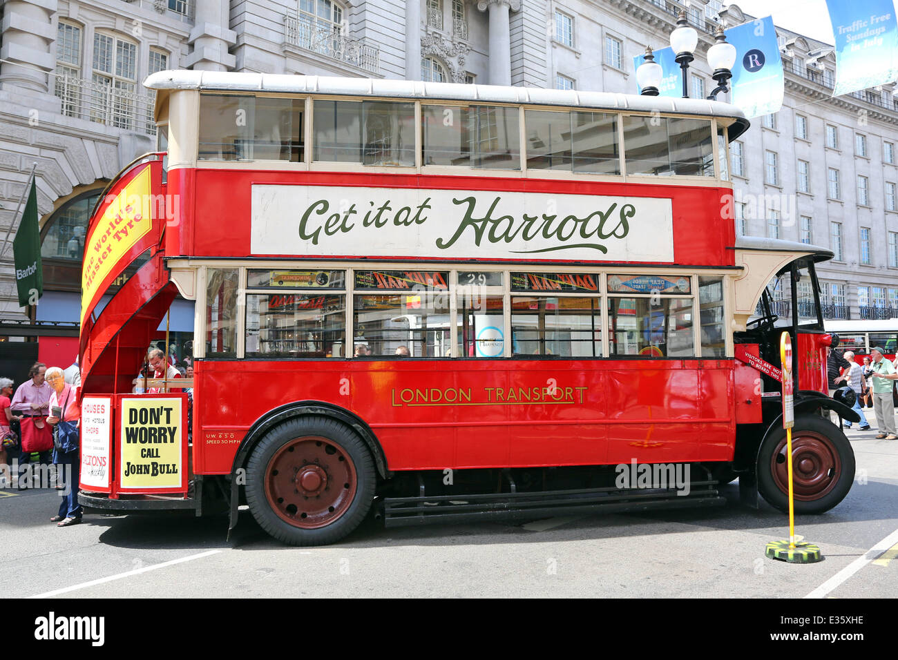 London, UK. 22nd June 2014. AEC NS-type NS1995 Bus in service 1926-1937 ...