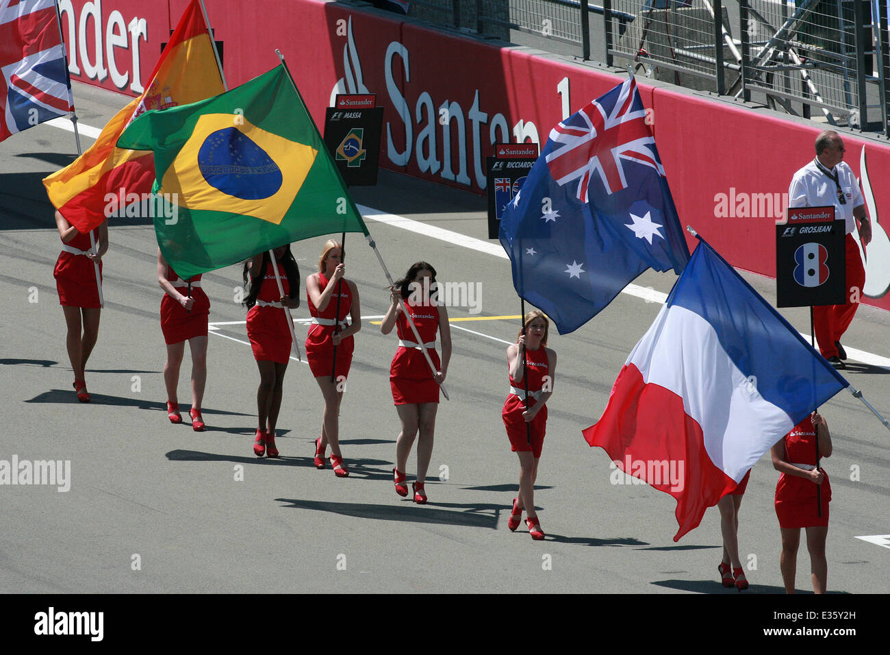 F1 - German Formula One Grand Prix Featuring: grid girls Where ...