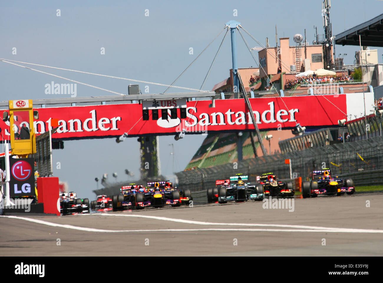 F1 - German Formula One Grand Prix Featuring: Lewis HAMILTON,Sebastian ...
