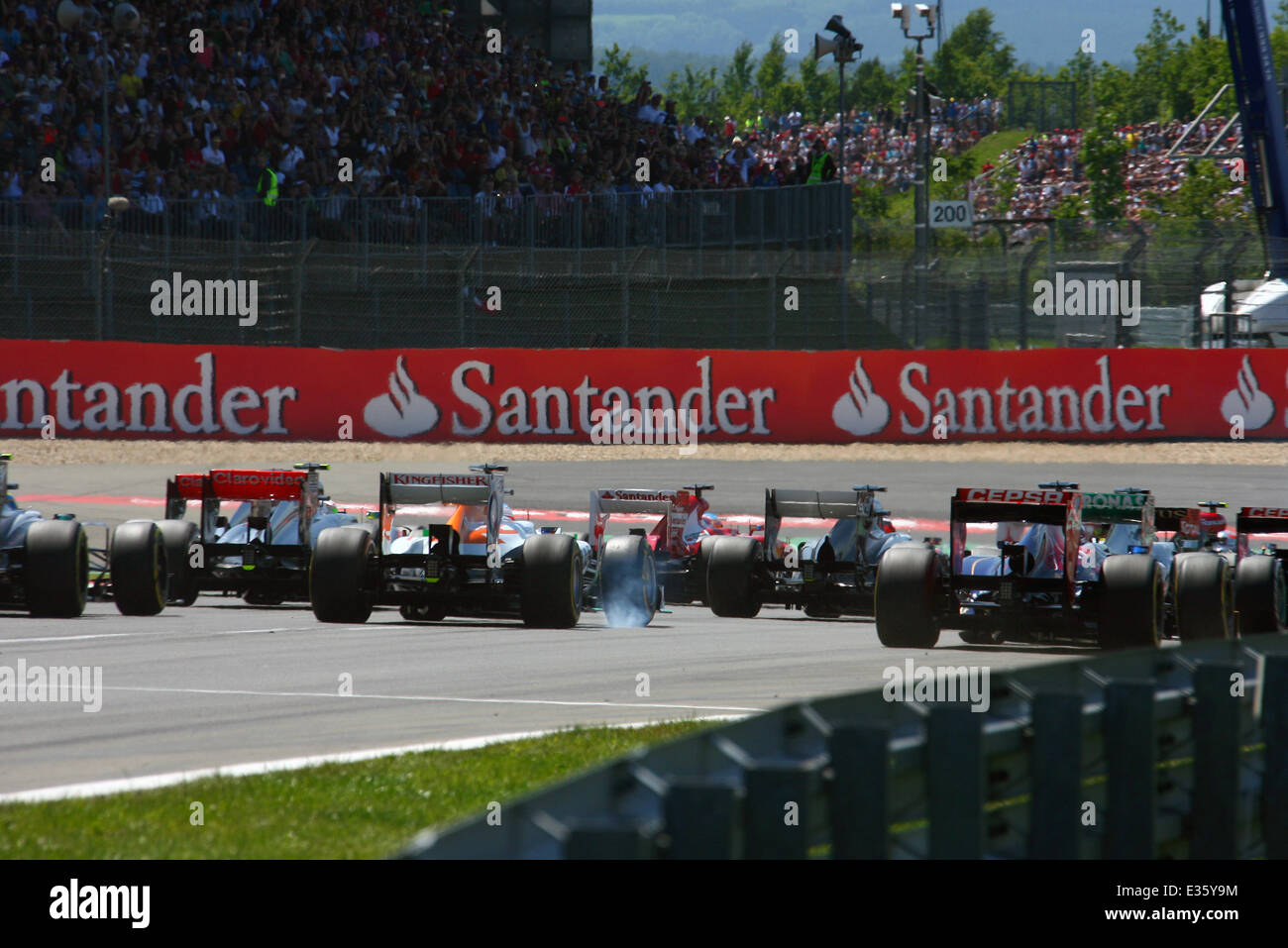 F1 - German Formula One Grand Prix Featuring: START,GP of GERMANY 2013 ...