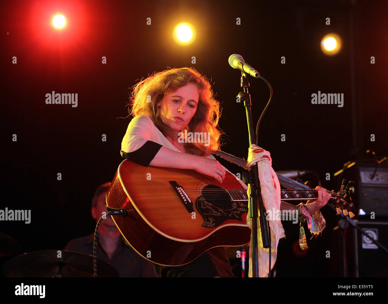 Tift Merritt performing on the Songbird Stage on Day Three of the ...