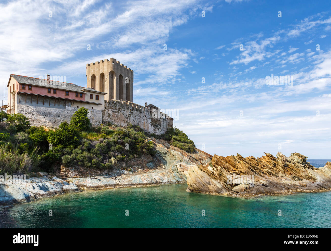 Monastery megistis lavras hi-res stock photography and images - Alamy