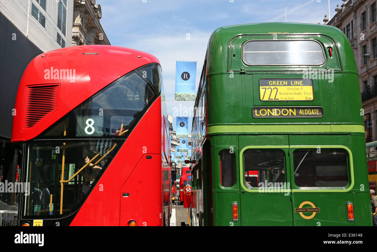 Old london buses hi-res stock photography and images - Alamy