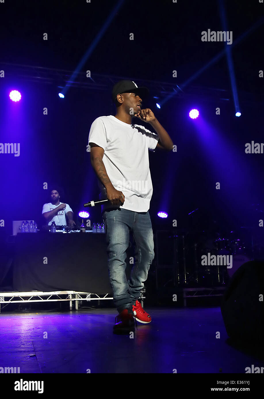 American Rapper Kendrick Lamar performing in concert at Manchester O2 ...
