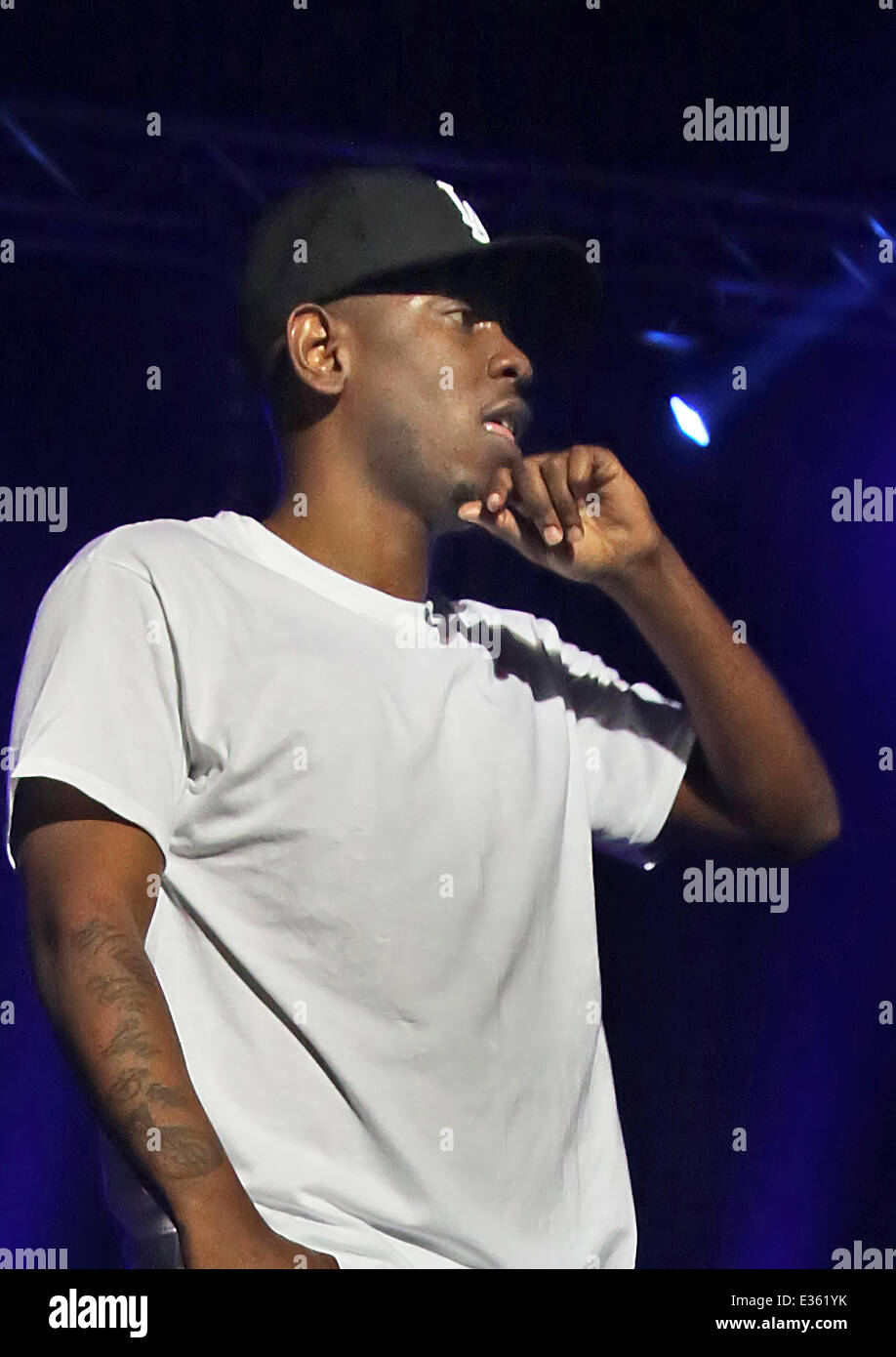 American Rapper Kendrick Lamar performing in concert at Manchester O2 ...