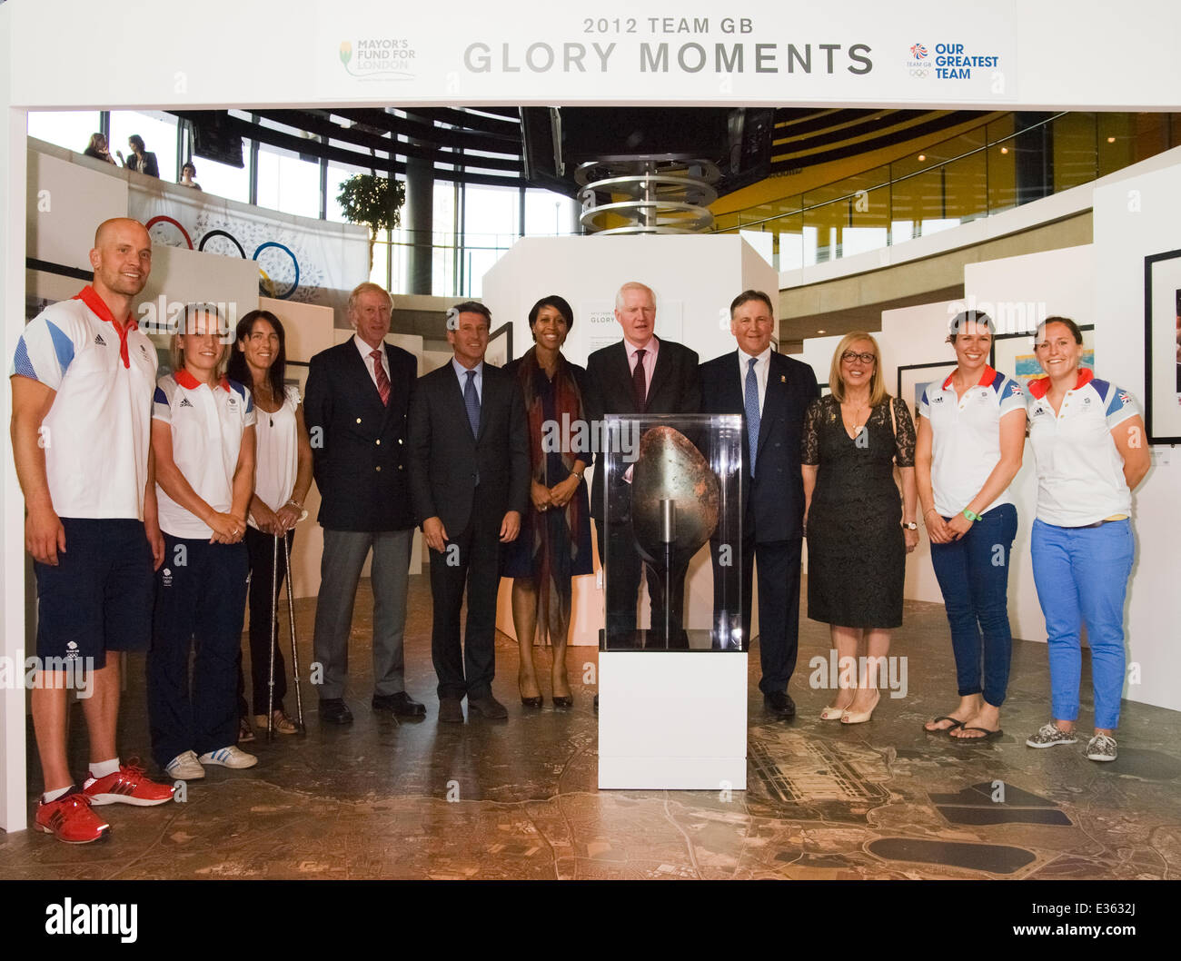 The Launch of Team GB 2012 Glory Moments Exhibition at City Hall ...