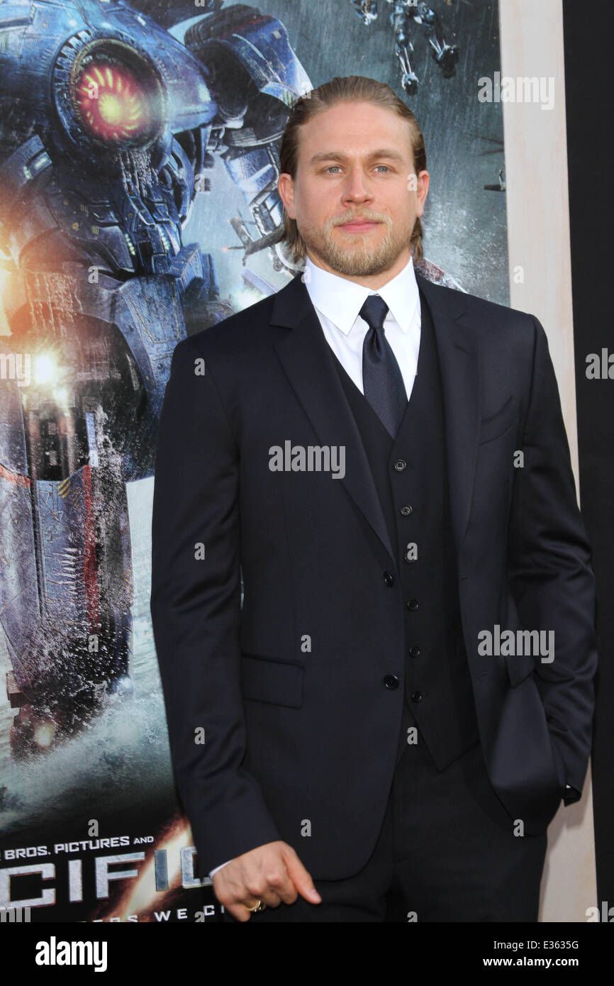 Los Angeles premiere of 'Pacific Rim' held at the Dolby Theatre - Arrivals Featuring: Charlie ...