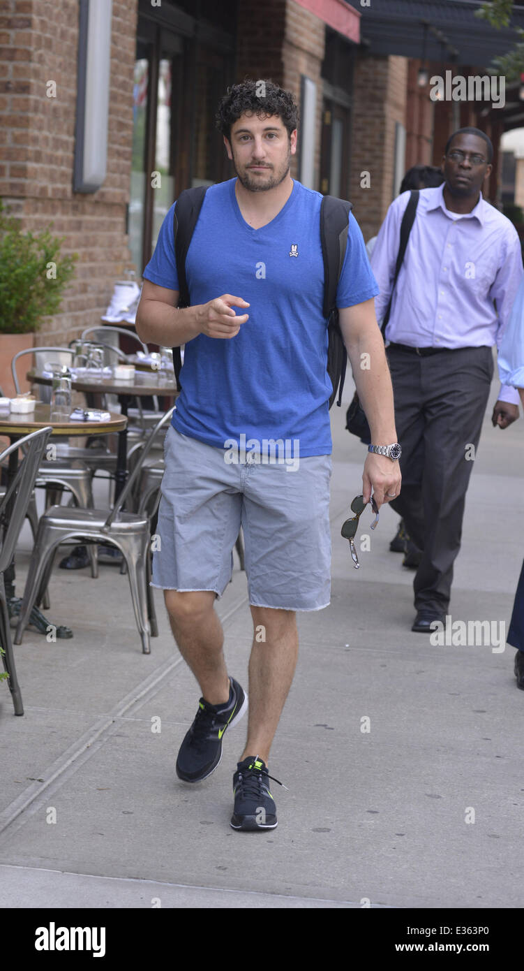 Jason Biggs out and about in Tribeca Featuring: Jason Biggs Where: New ...