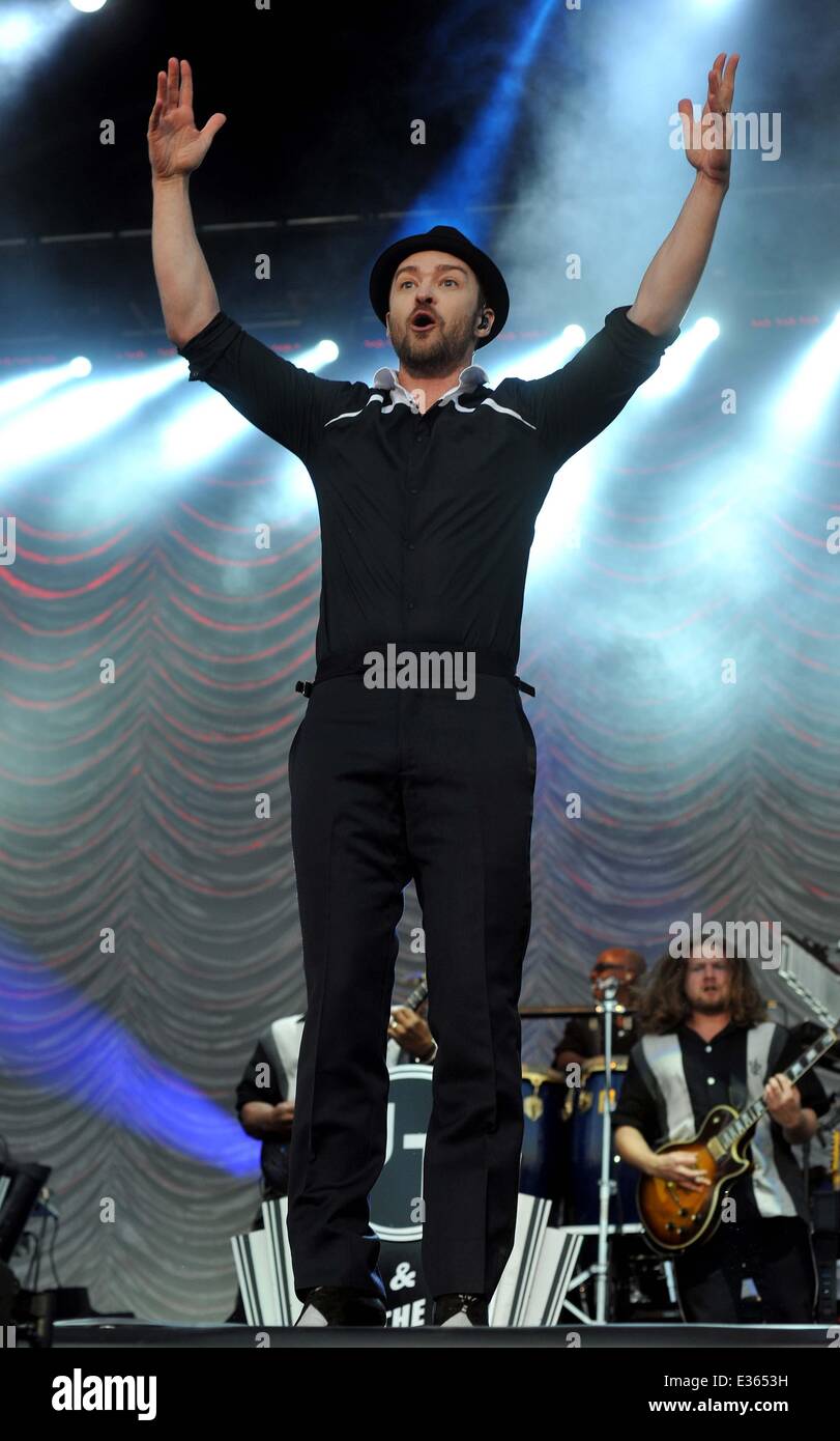 Justin Timberlake performs live in concert at Phoenix Park Featuring ...