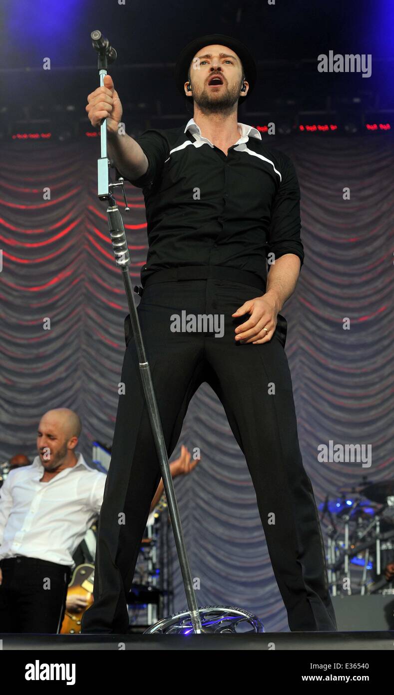 Justin Timberlake performs live in concert at Phoenix Park Featuring ...