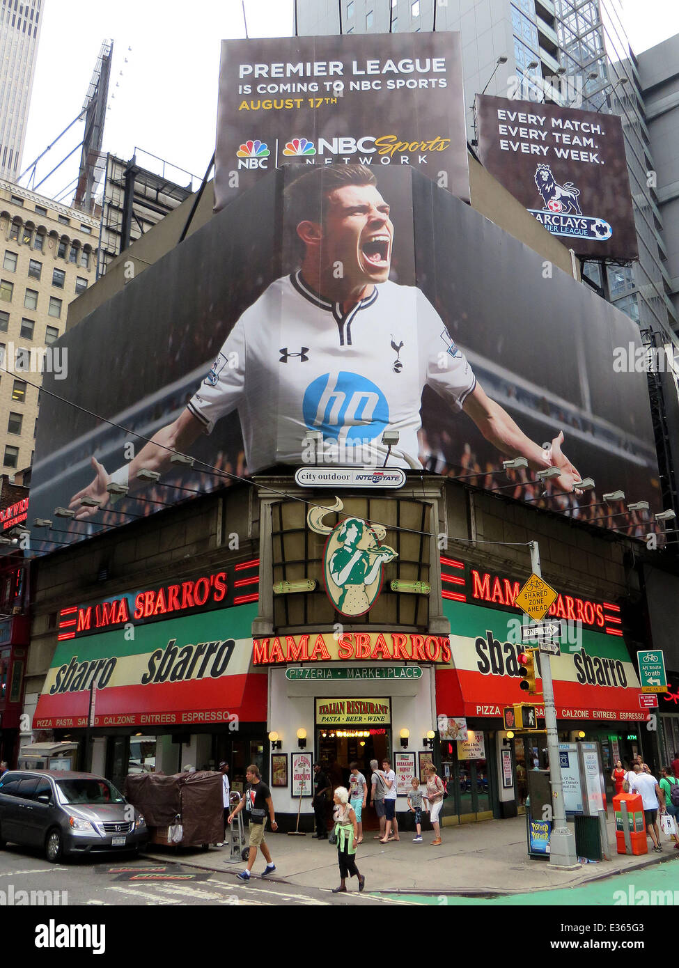 A giant billboard featuring Tottenham Hotspur’s Gareth Bale has been ...