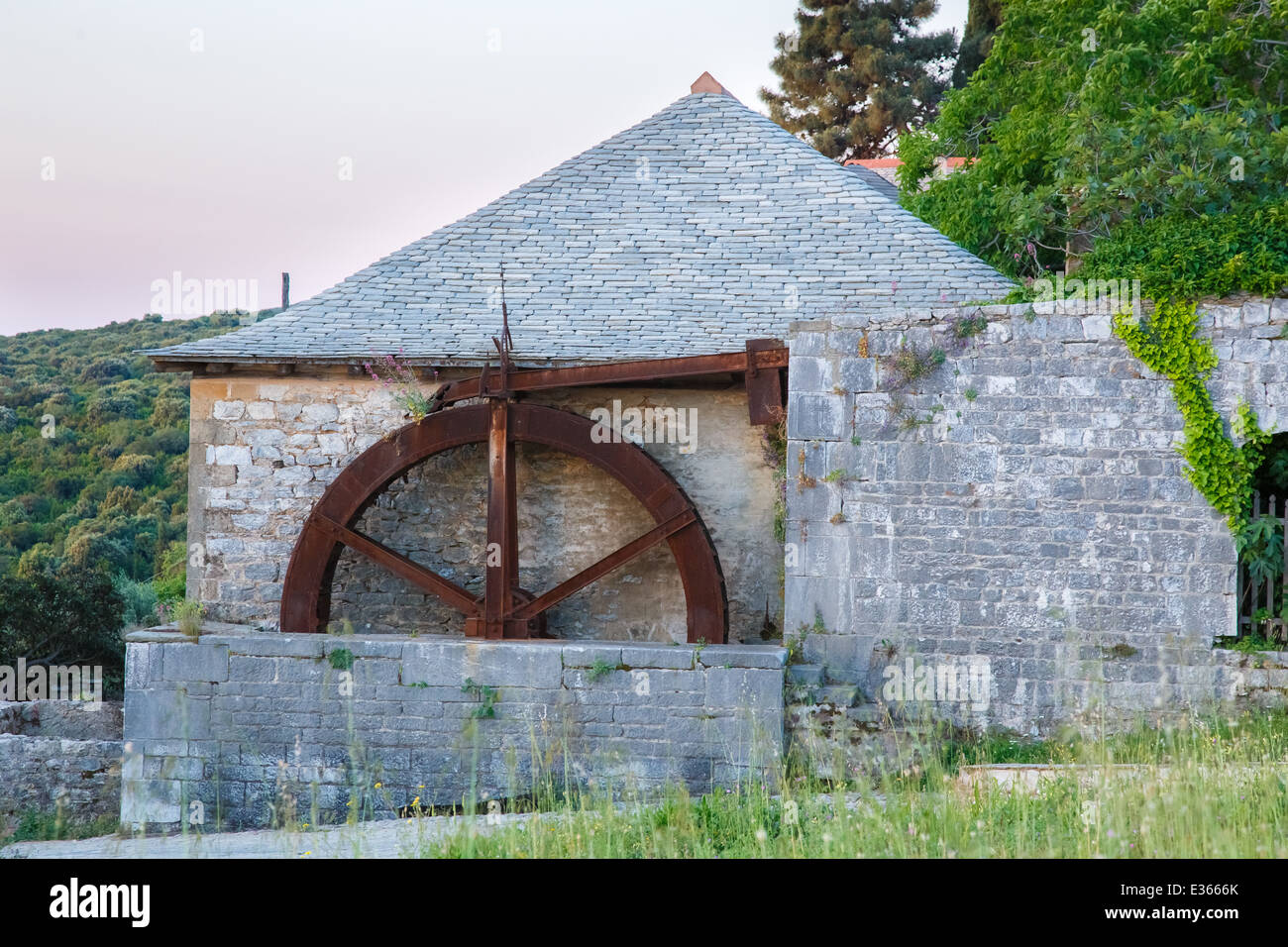 Old medieval mill hi-res stock photography and images - Alamy