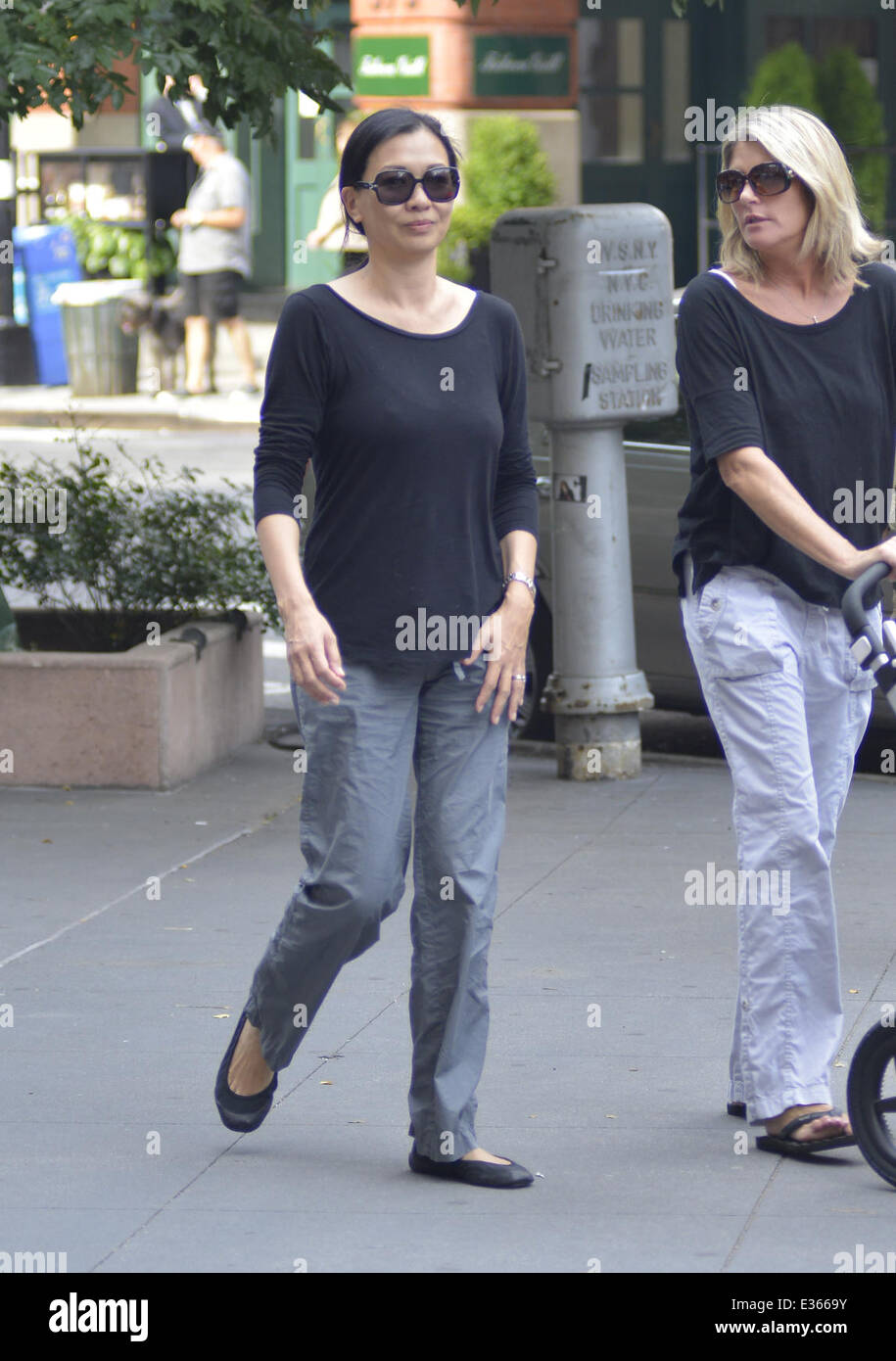 James Gandolfini's wife Deborah Lin spotted taking a stroll with 9 ...