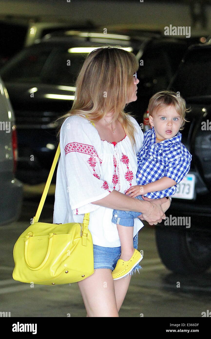 Selma Blair takes her son Arthur Bleick to a playdate Featuring: Arthur ...