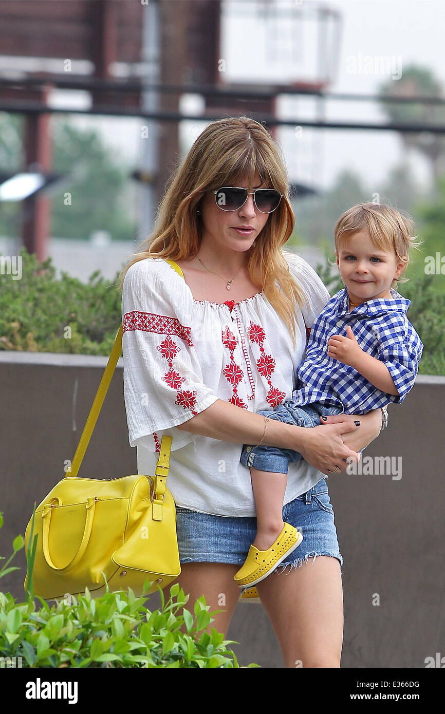 Selma Blair takes her son Arthur Bleick to a playdate Featuring: Arthur ...