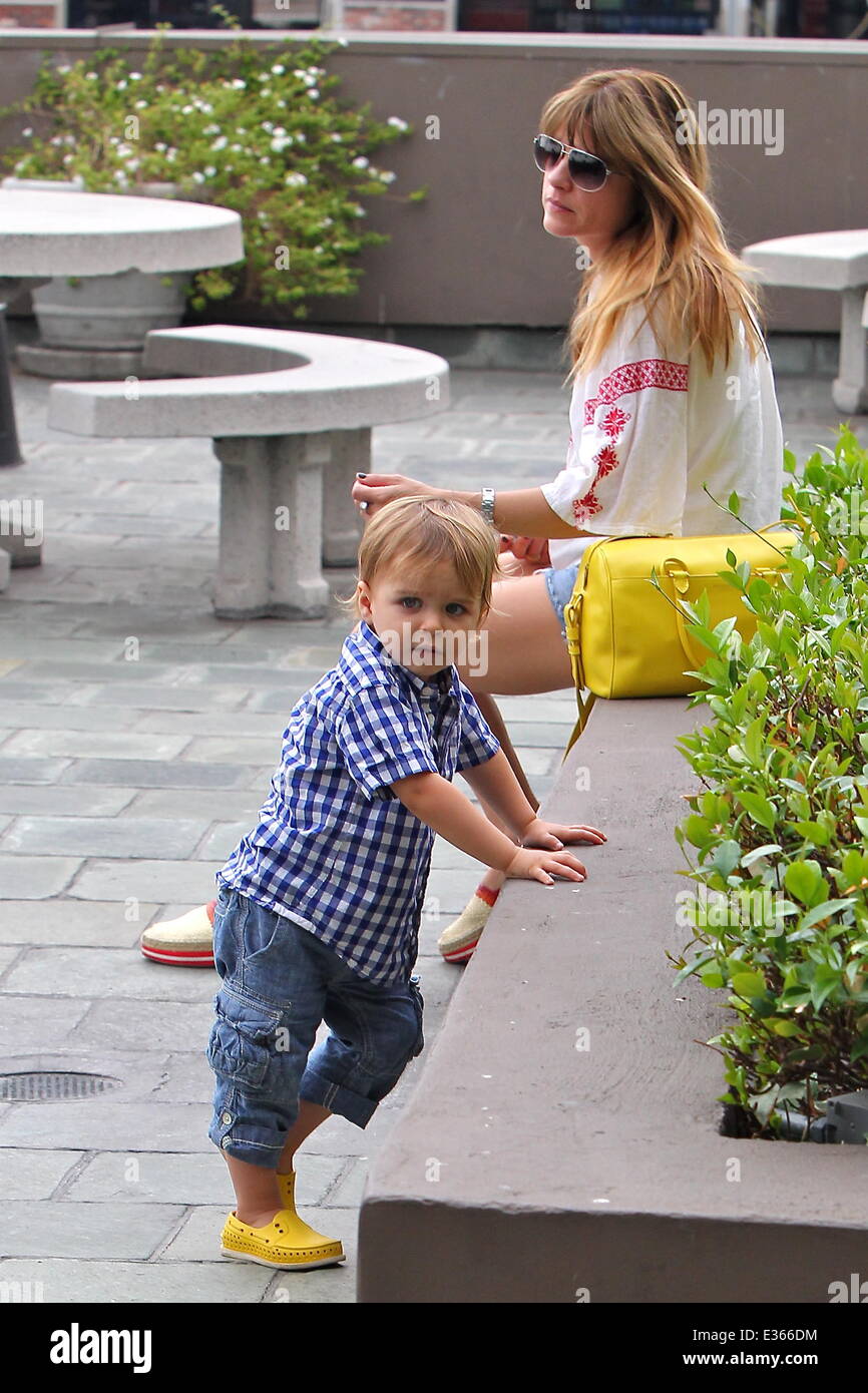 Selma Blair takes her son Arthur Bleick to a playdate Featuring: Arthur ...