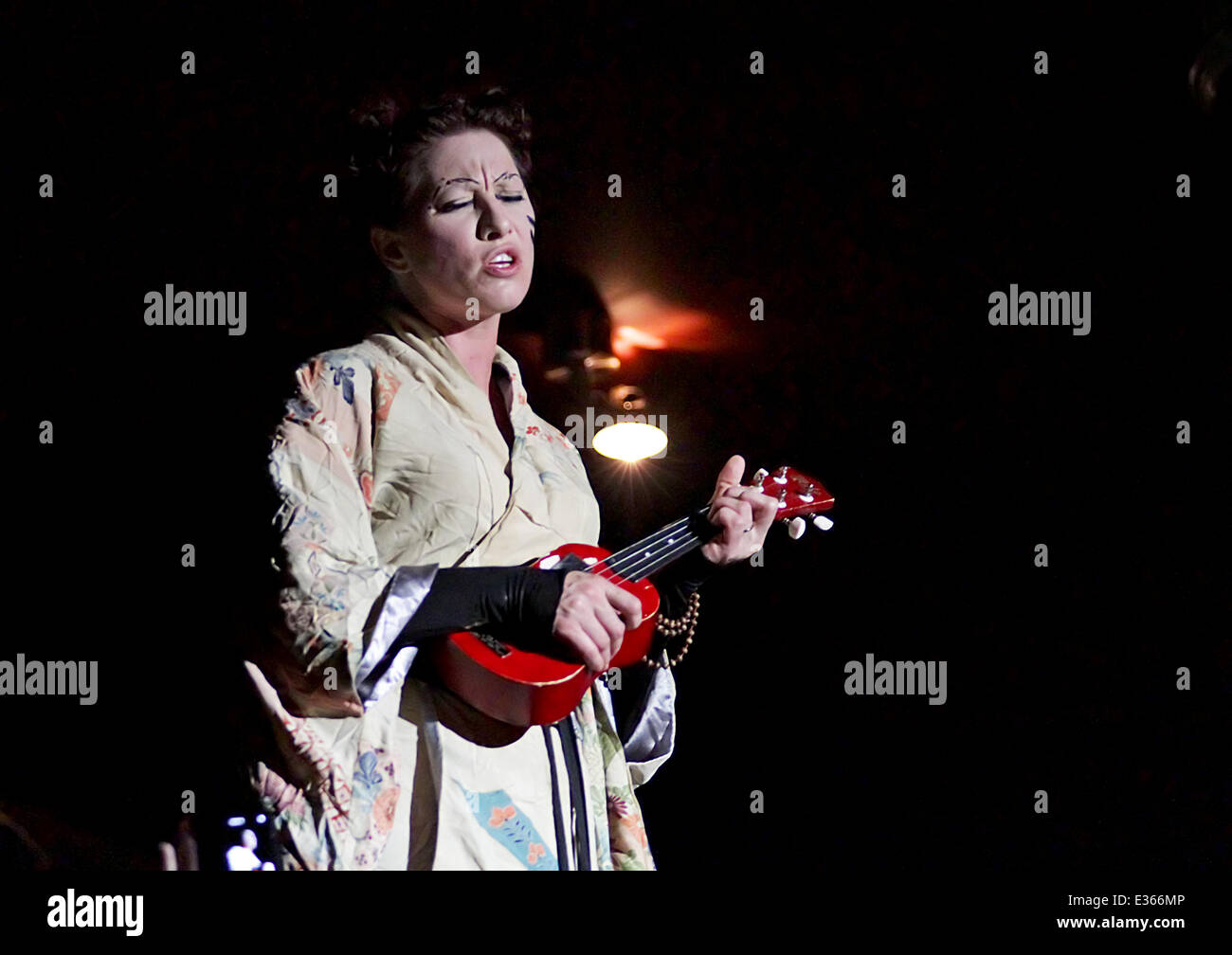 Amanda Palmer performing at the Manchester Ritz Featuring: Amanda ...