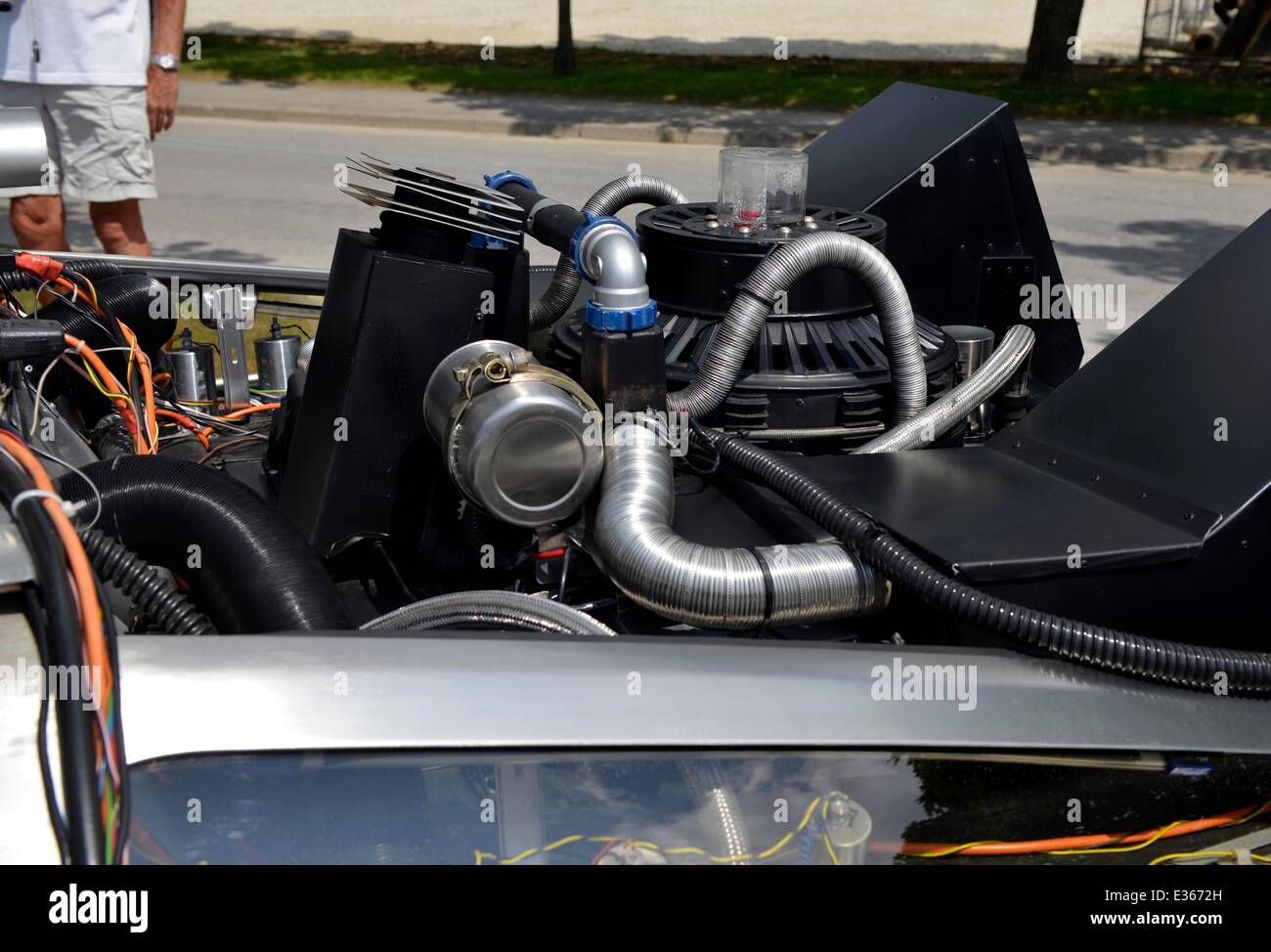 Delorean dmc 12 classic car rally hi-res stock photography and images ...