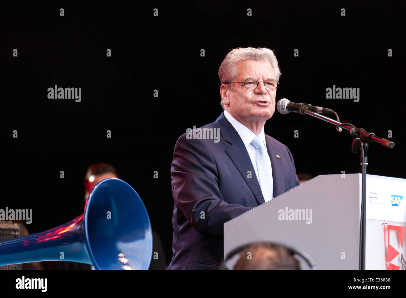 Joachim Gauck , Federal President of Germany, at the Opening of the ...