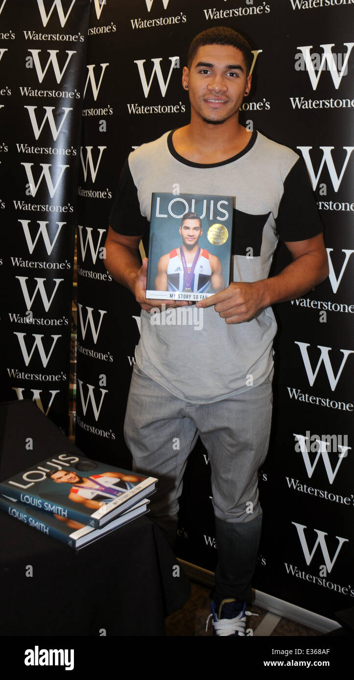 Olympian and winner of 'Strictly Come Dancing' Louis Smith signs his ...