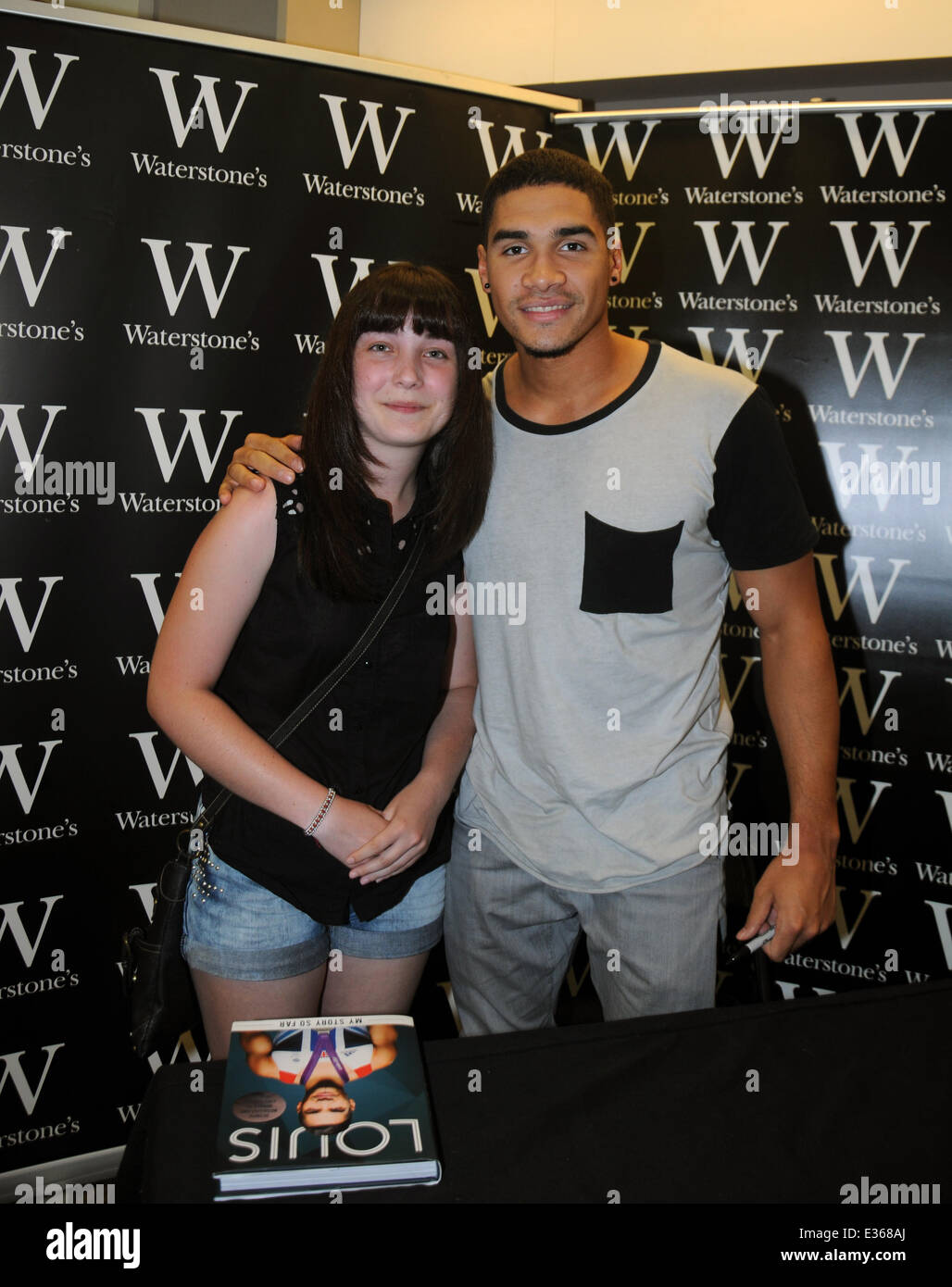 Olympian and winner of 'Strictly Come Dancing' Louis Smith signs his ...
