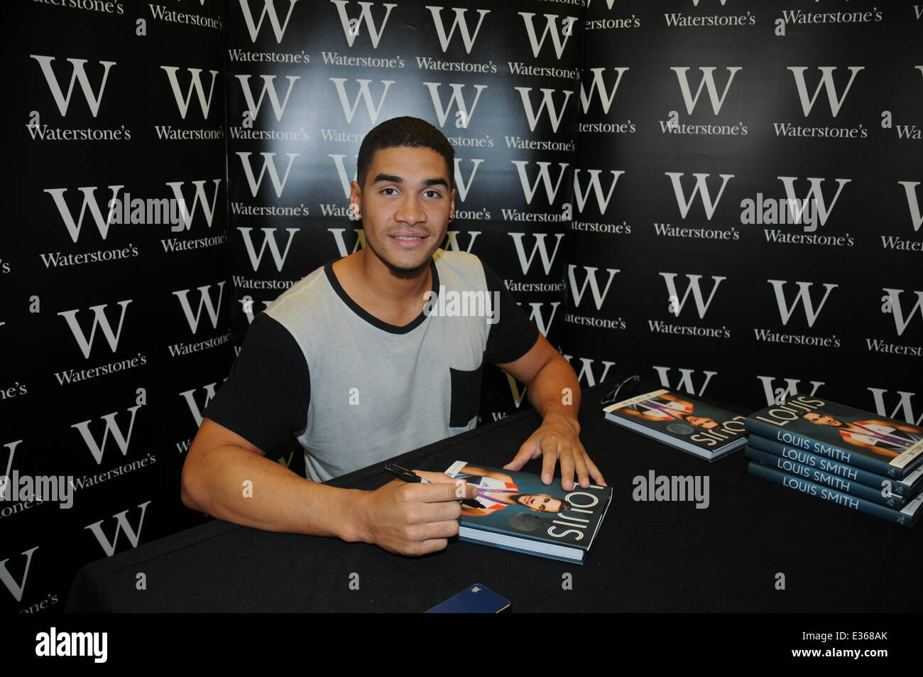 Olympian and winner of 'Strictly Come Dancing' Louis Smith signs his ...