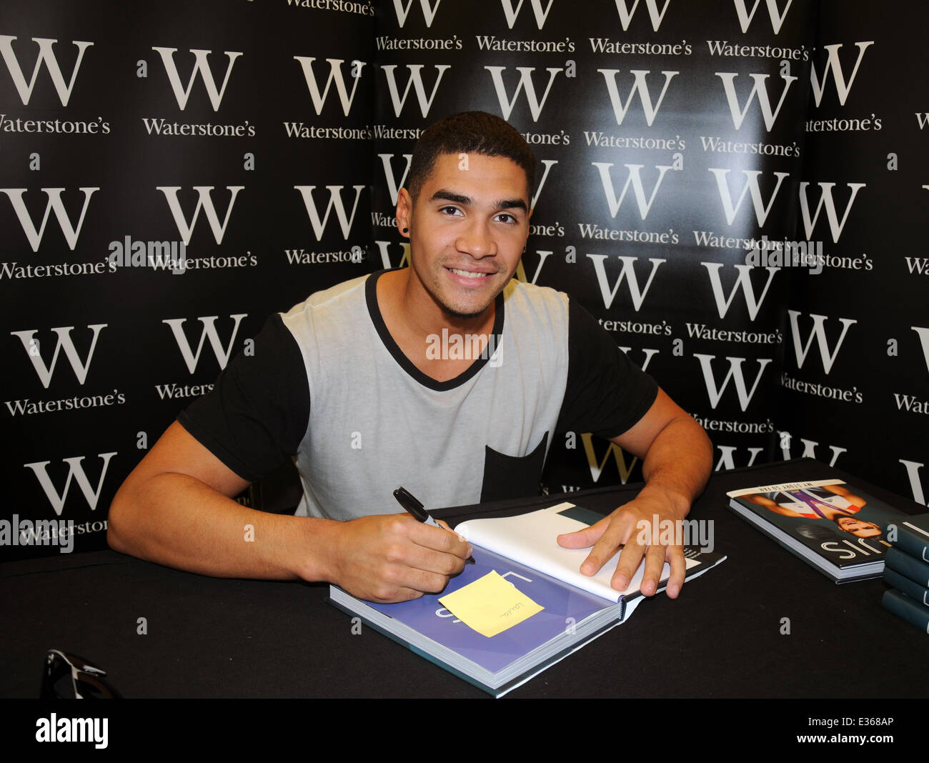 Olympian and winner of 'Strictly Come Dancing' Louis Smith signs his ...