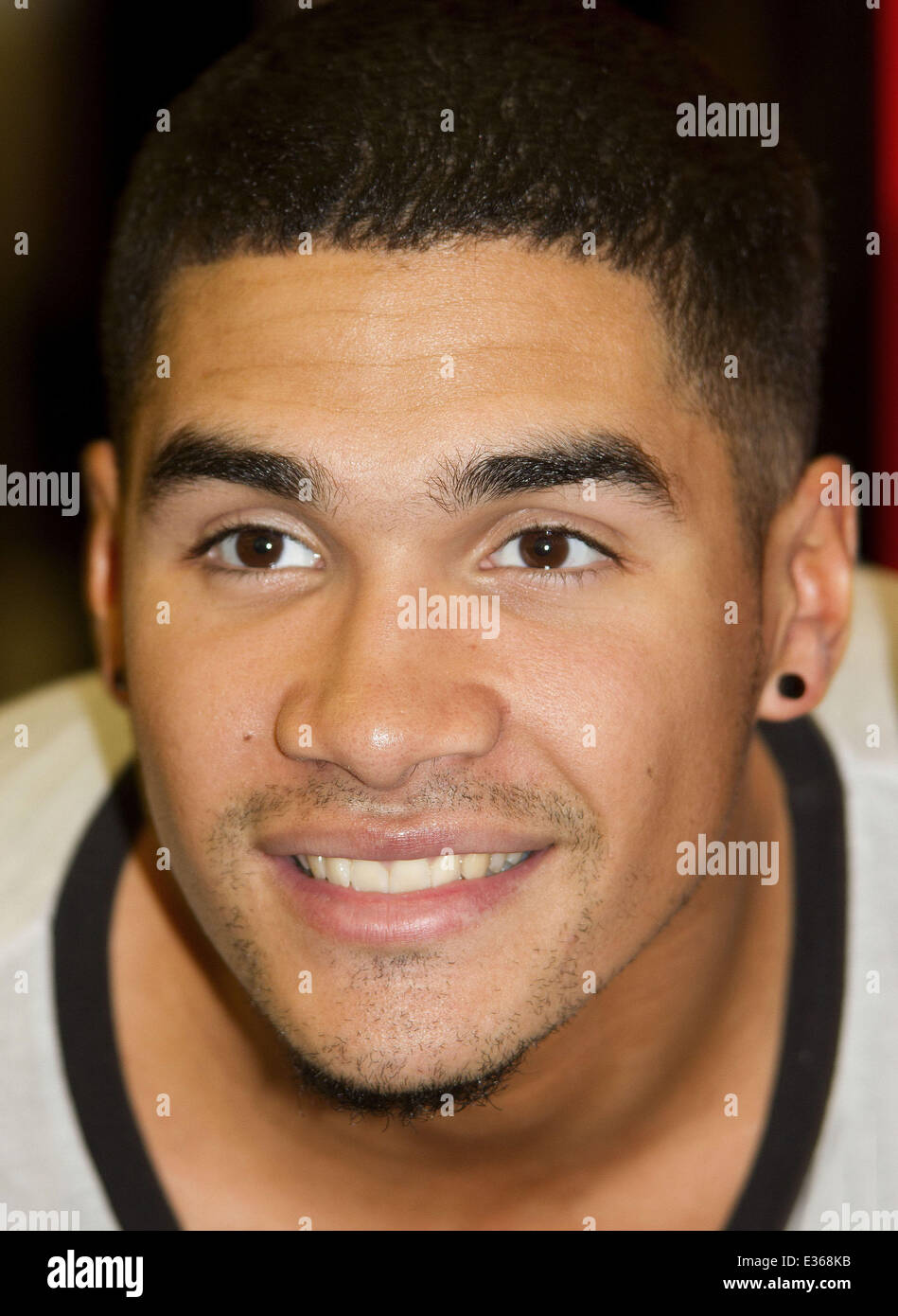 Olympian and winner of 'Strictly Come Dancing' Louis Smith signs his ...