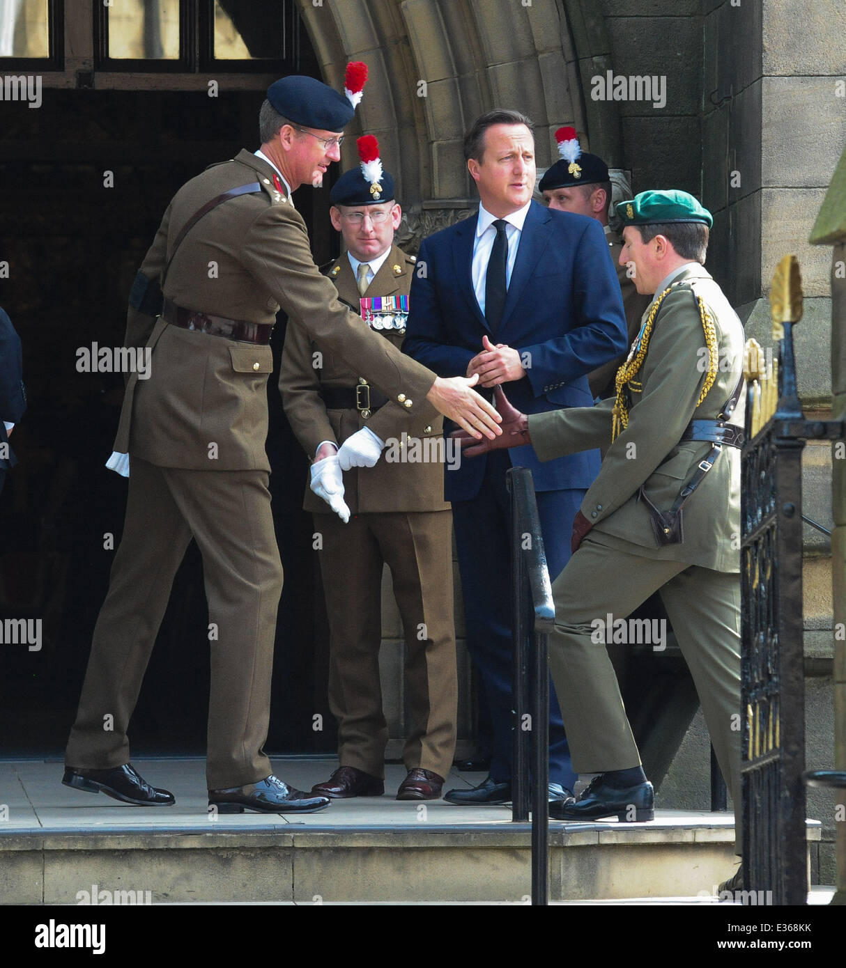 The funeral of Drummer Lee Rigby at Bury Parish Church Featuring: david ...