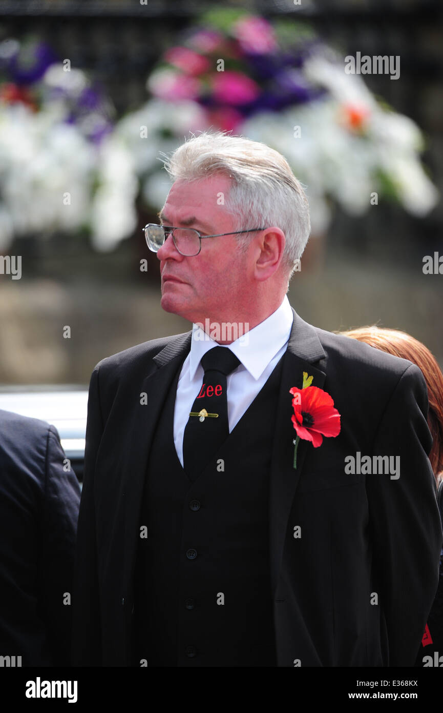 The funeral of Drummer Lee Rigby at Bury Parish Church Featuring: Ian ...