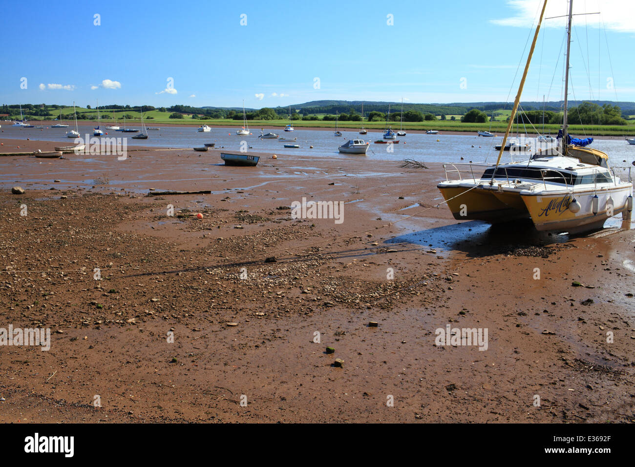 Topsham waterfront, Devon, England, UK Stock Photo - Alamy