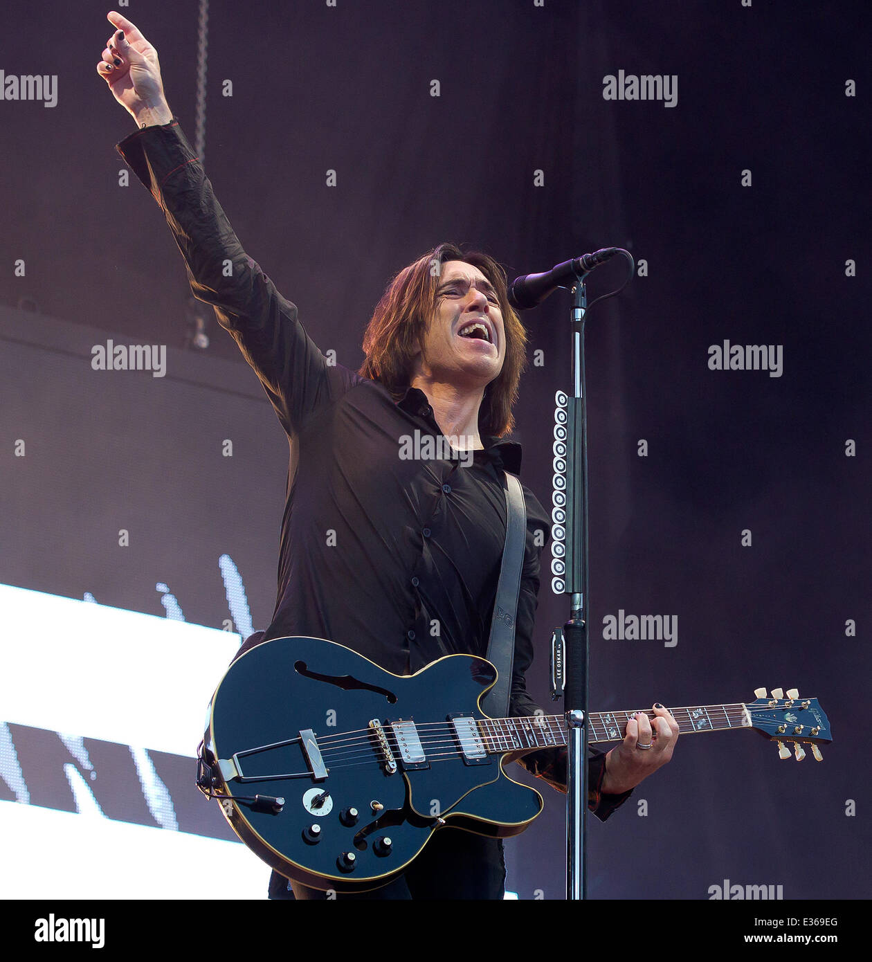 Per Gessle performs live with his band Gyllene Tider and special guest ...
