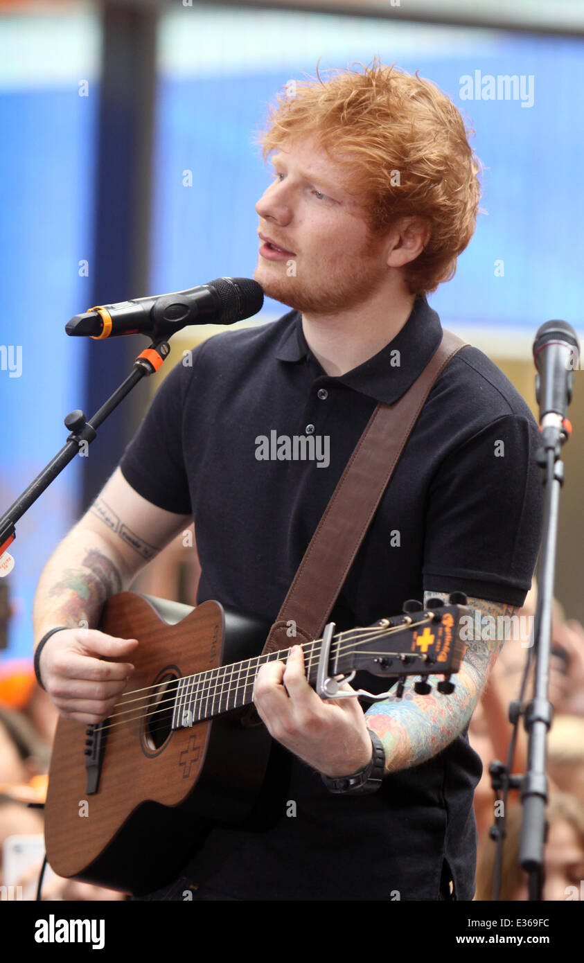 Ed Sheeran performs live as part of the Toyota Concert Series on NBC's ...