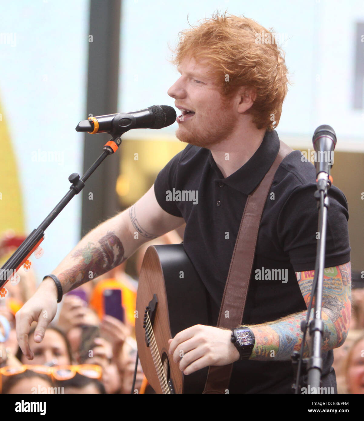 Ed Sheeran performs live as part of the Toyota Concert Series on NBC's ...
