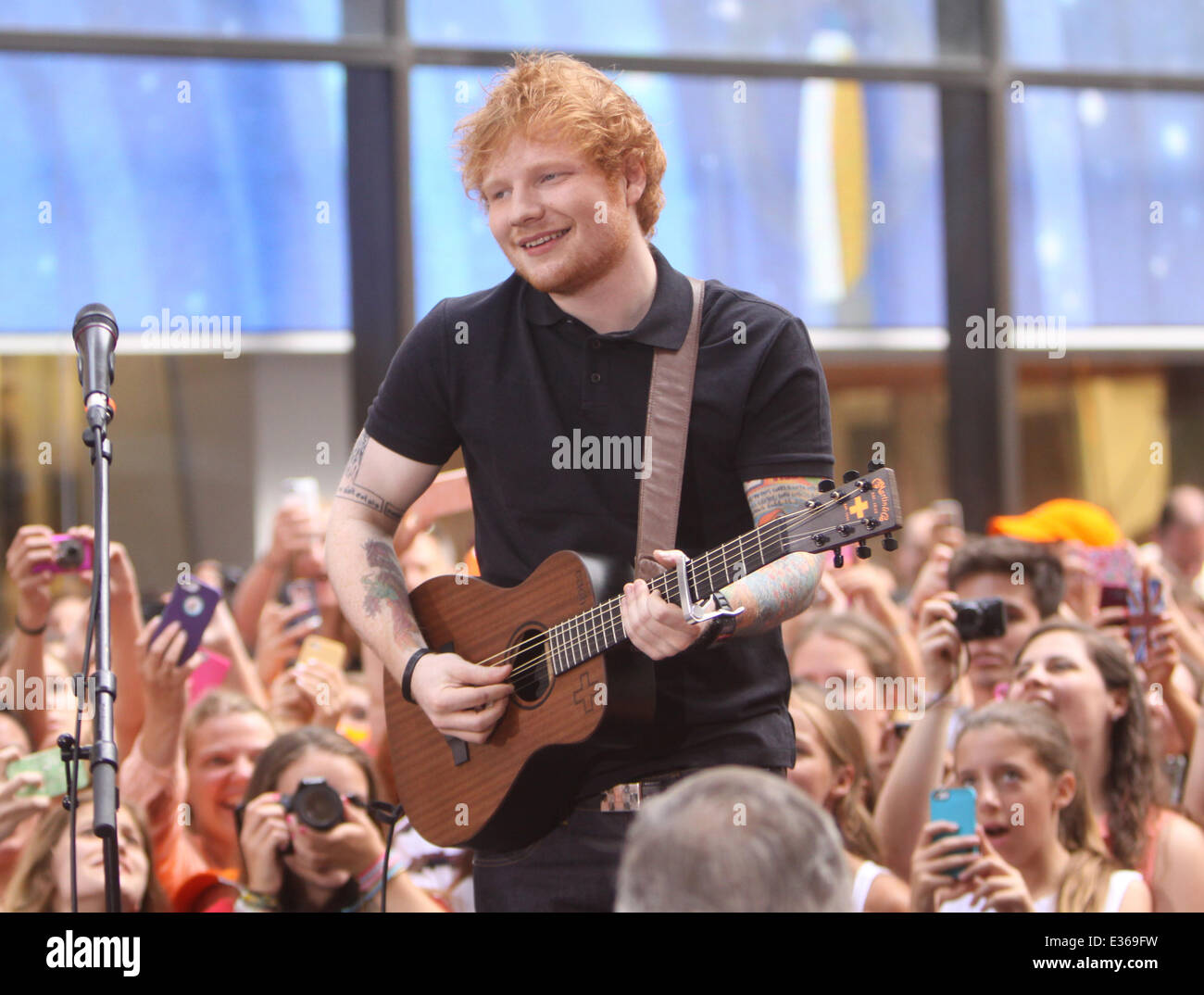 Ed Sheeran performs live as part of the Toyota Concert Series on NBC's ...
