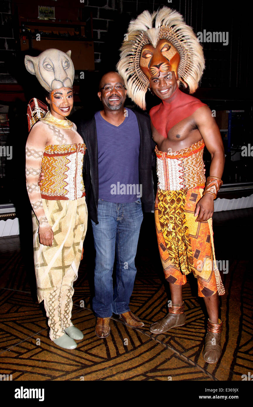 'The Lion King' at the Minskoff Theatre - Backstage Featuring: Chantel ...
