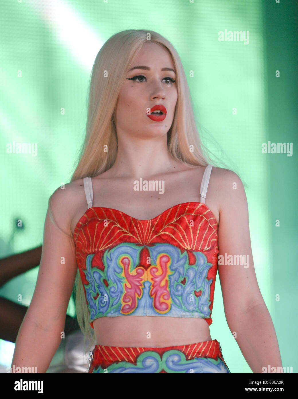 Yahoo Wireless at Queen Elizabeth Olympic Park in Stratford, East London Featuring: Iggy Azalea ...