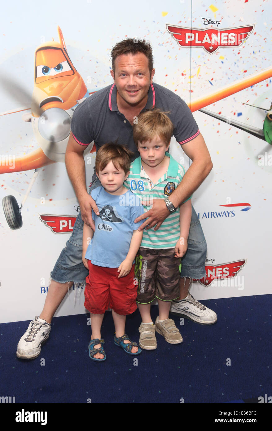 The premiere of 'Planes' held at the Odeon Leicester Square Featuring ...