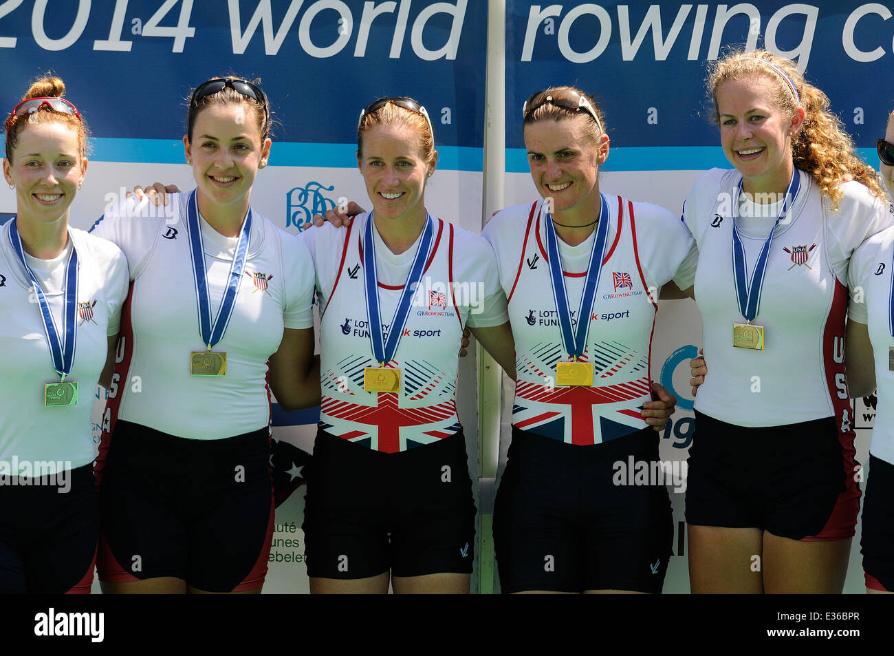 Aiguebelette, France. 22nd June, 2014. FISA World Rowing Cup. The ...