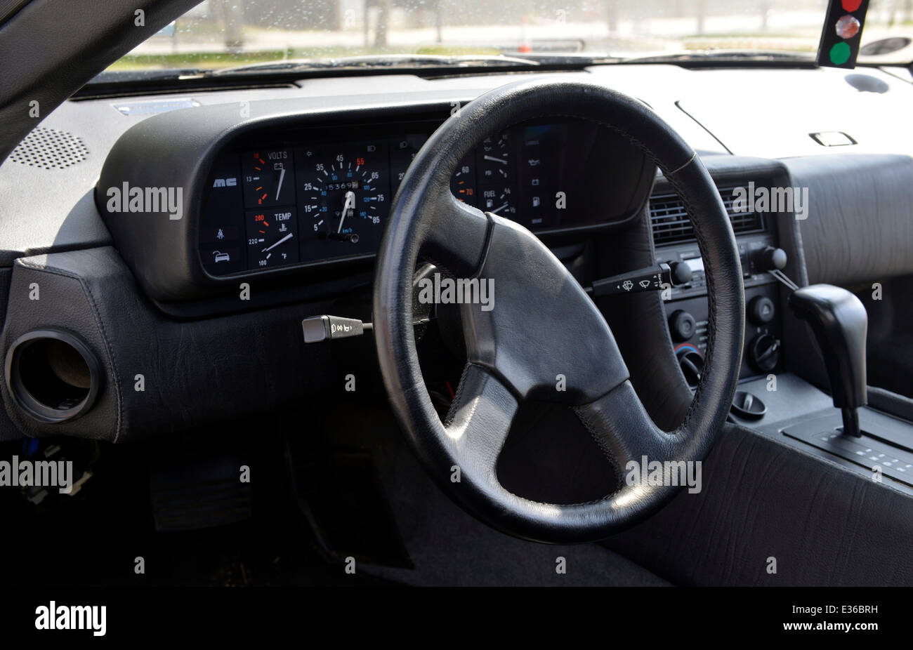 DeLorean cars owners rally, DeLorean classic car DMC-12, Britain. UK ...