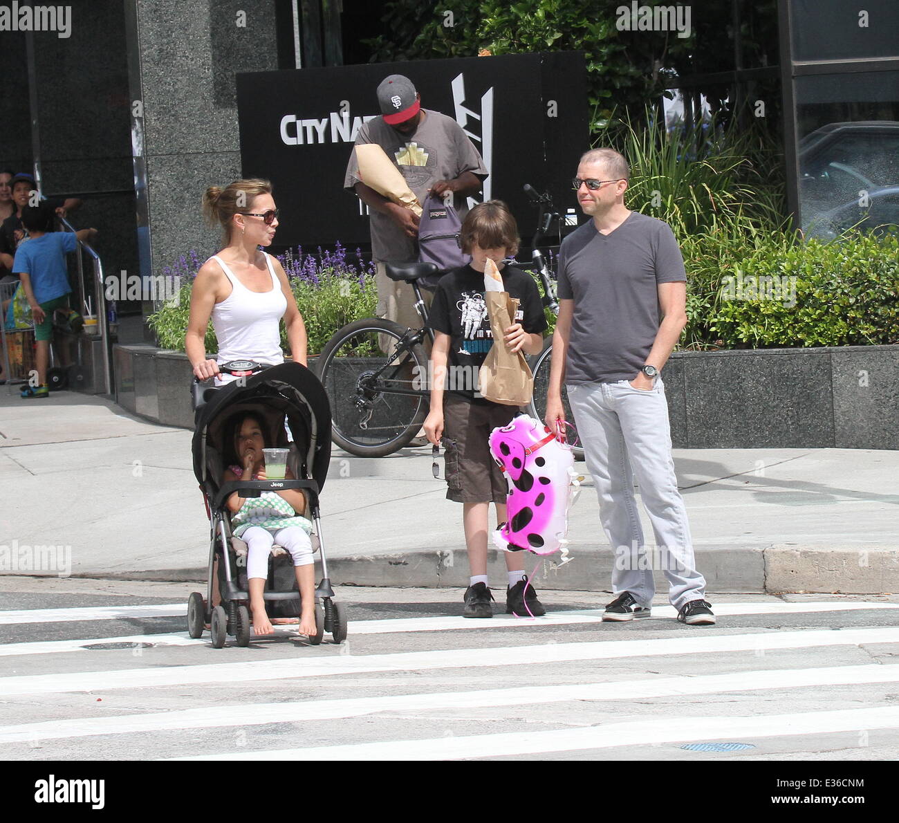 Jon Cryer and family at the Farmers Market Featuring: Jon Cryer Where ...