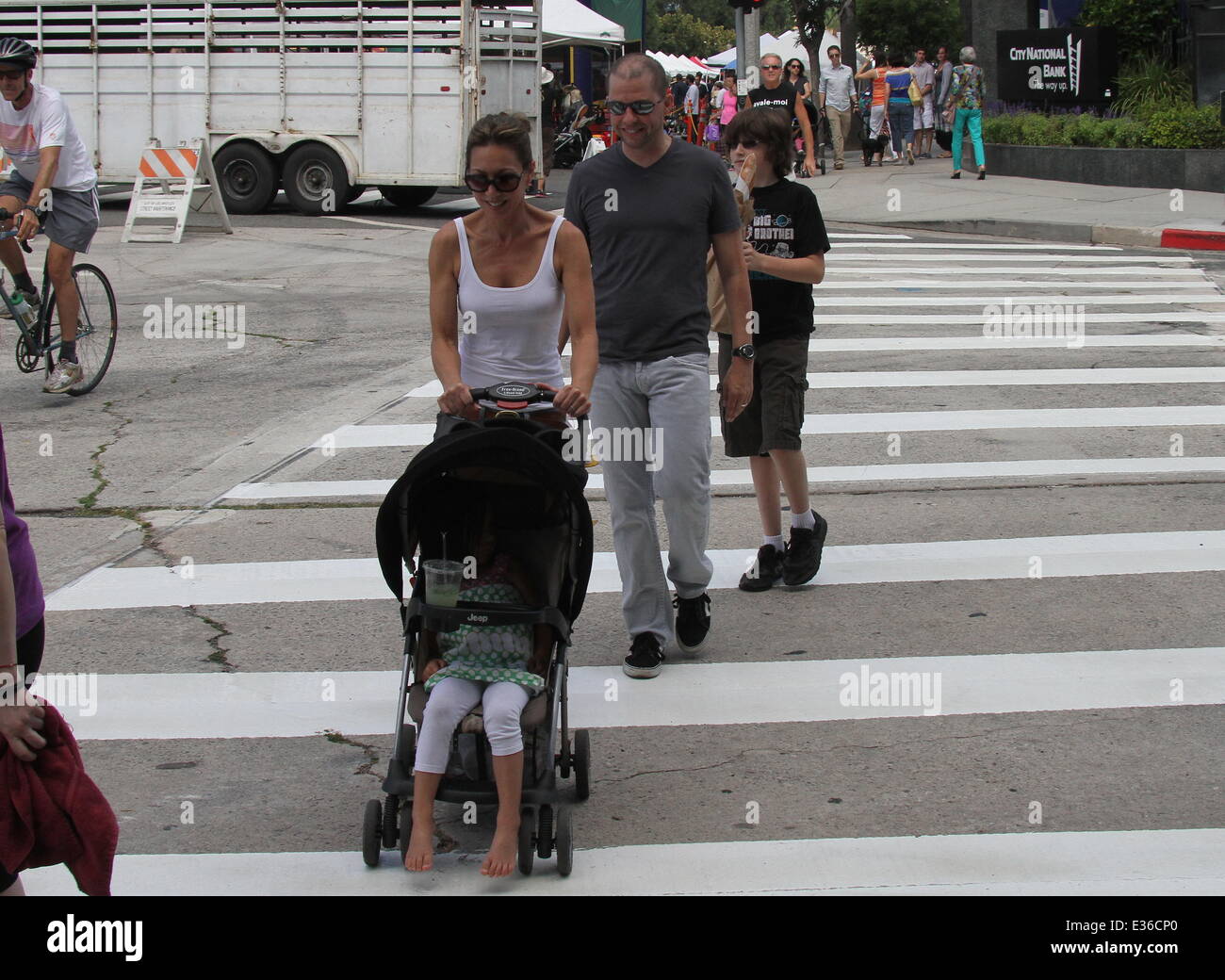 Jon Cryer and family at the Farmers Market Featuring: Jon Cryer Where ...