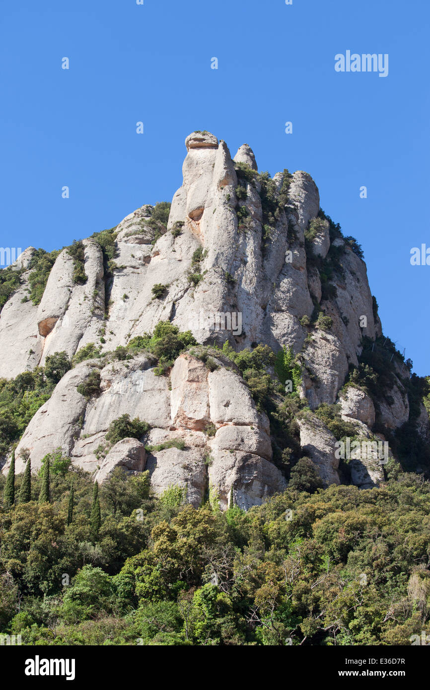 Montserrat mountain in Catalonia, Spain Stock Photo - Alamy