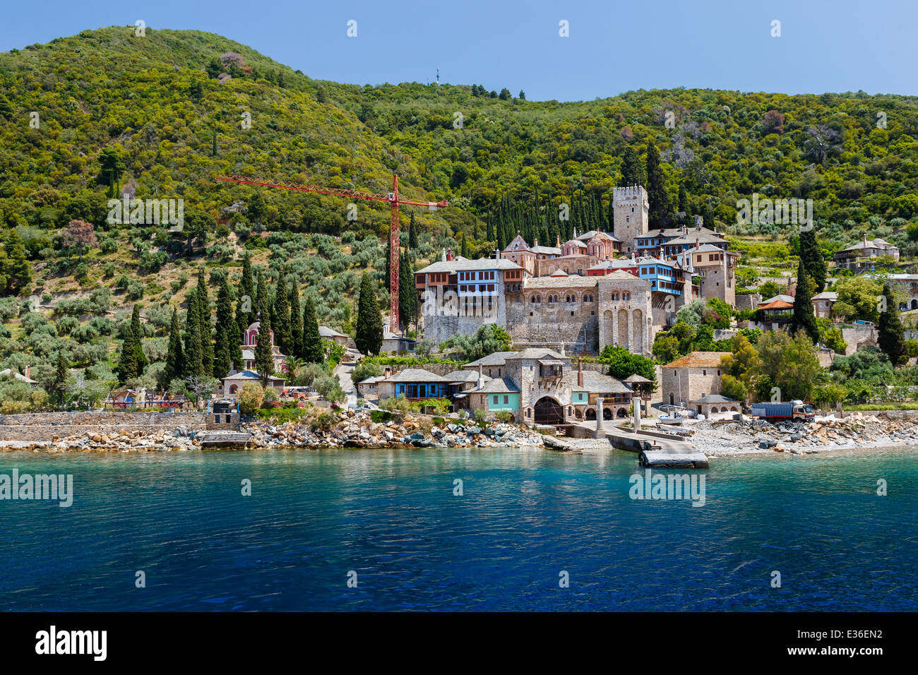 Dochiariou monastery mount athos hi-res stock photography and images ...