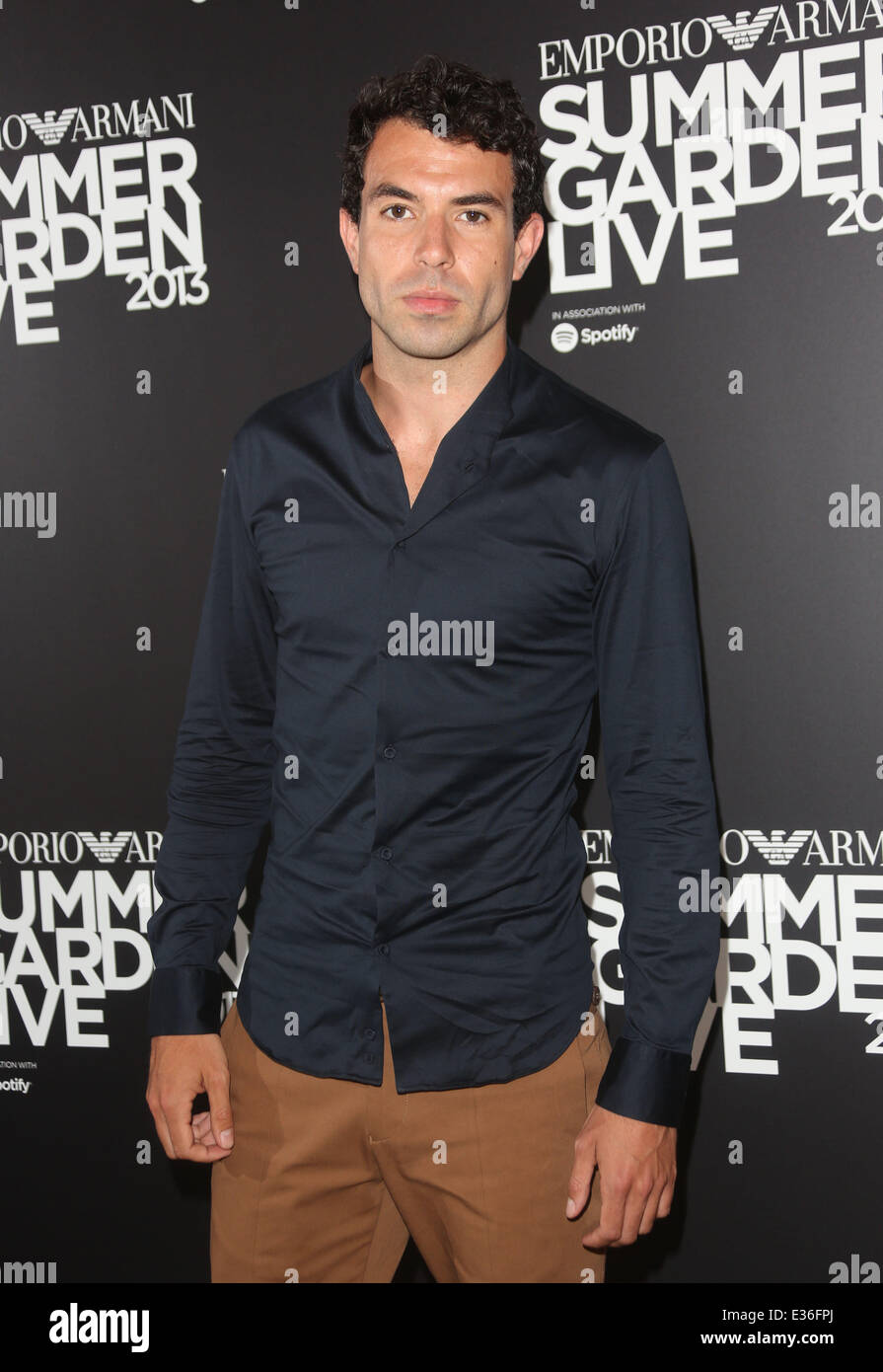 Emporio Armani Summer Garden Live 2013 - Arrivals Featuring: Tom Cullen ...