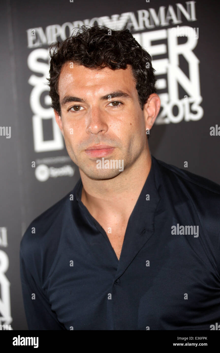 Emporio Armani Summer Garden Live 2013 - Arrivals Featuring: Tom Cullen ...