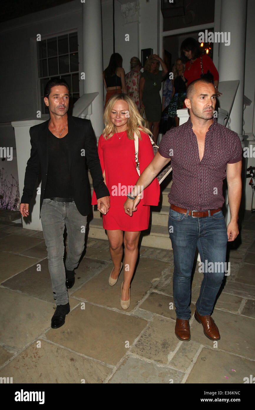 Celebrities leaving the ITV Summer Party held at a private house in ...